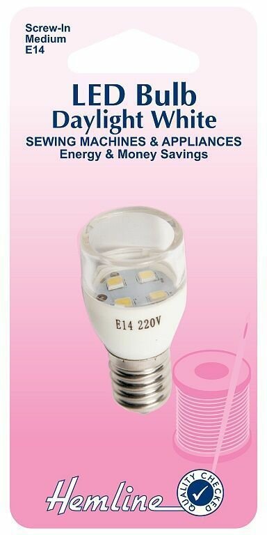 Лампочка для швейных машин LED, вкручивающаяся, средняя Hemline 131. M. LED