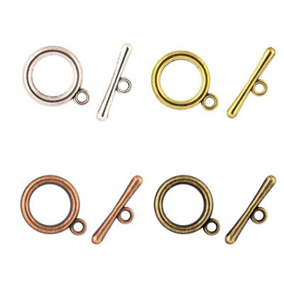 Замок-тогл "Zlatka" MFT-03 15 мм 5 шт под т. бронзу