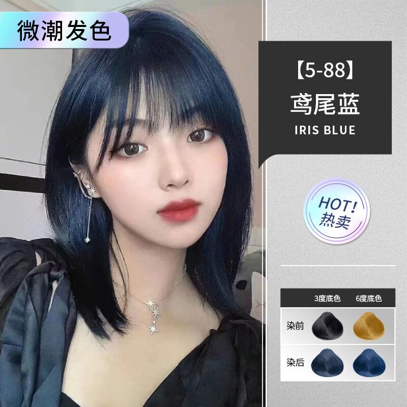 Крем для окрашивания волос, эксклюзивный салонный, однотюбочный, микро-модный цвет, многоступенчатое окрашивание, японский стиль, оптовая продажа