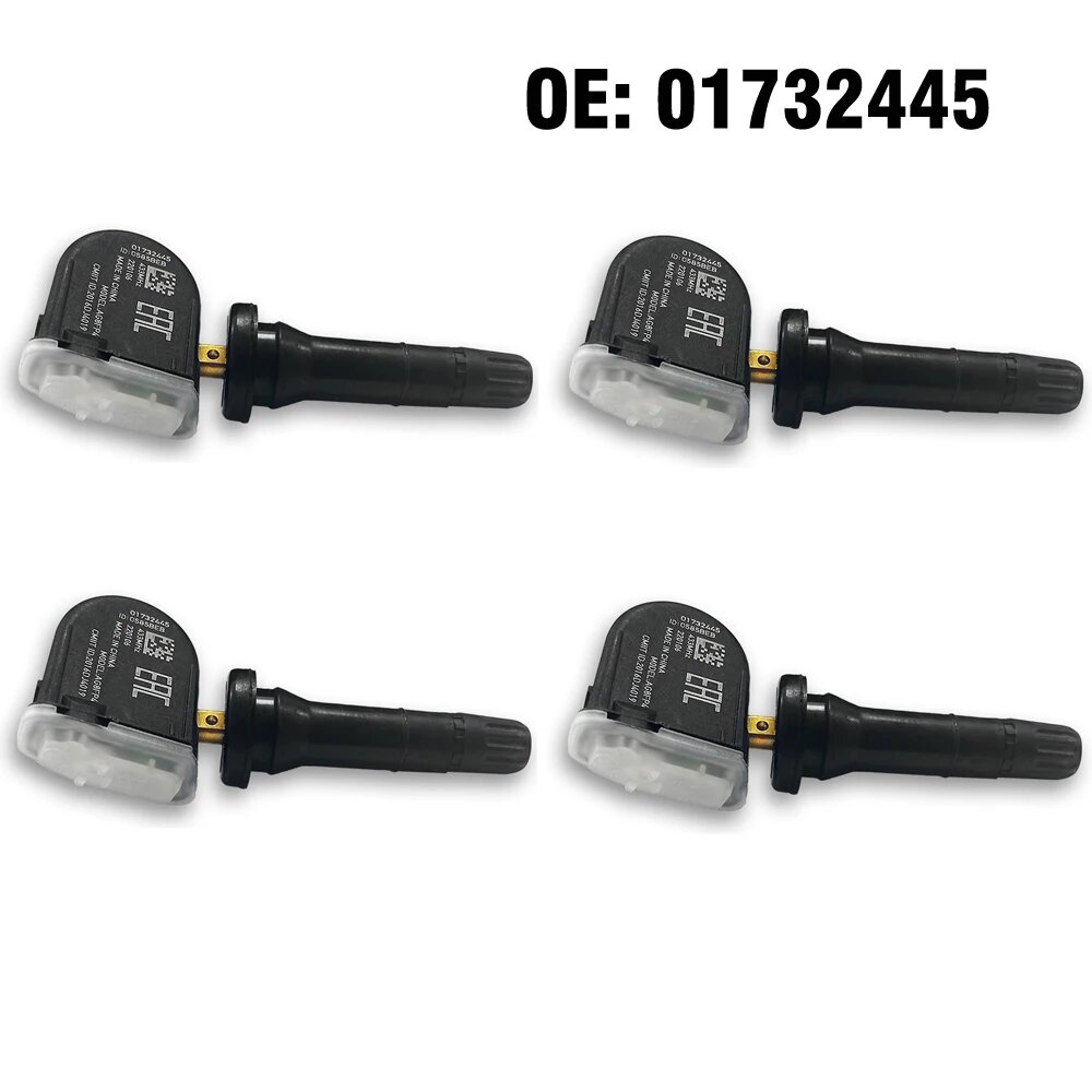 4 шт. автомобильный датчик TPMS, датчик давления в шинах, система мониторинга 01732445 433 МГц для Geely GSE Atlas Tugella