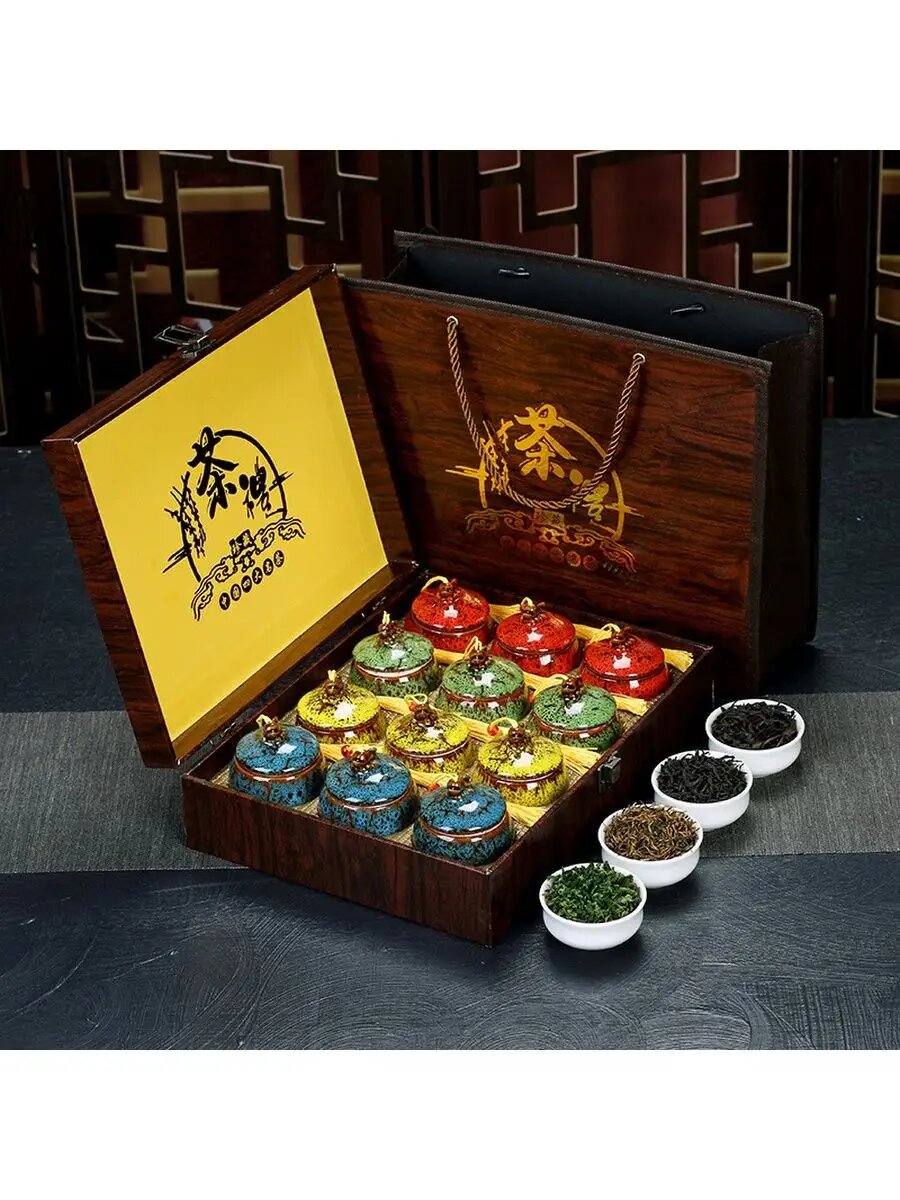 Подарочный набор из 4 сортов элитного китайского чая