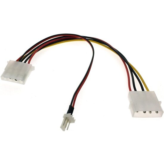Питания для вентилятора Espada 4pin to 3pin+4pin