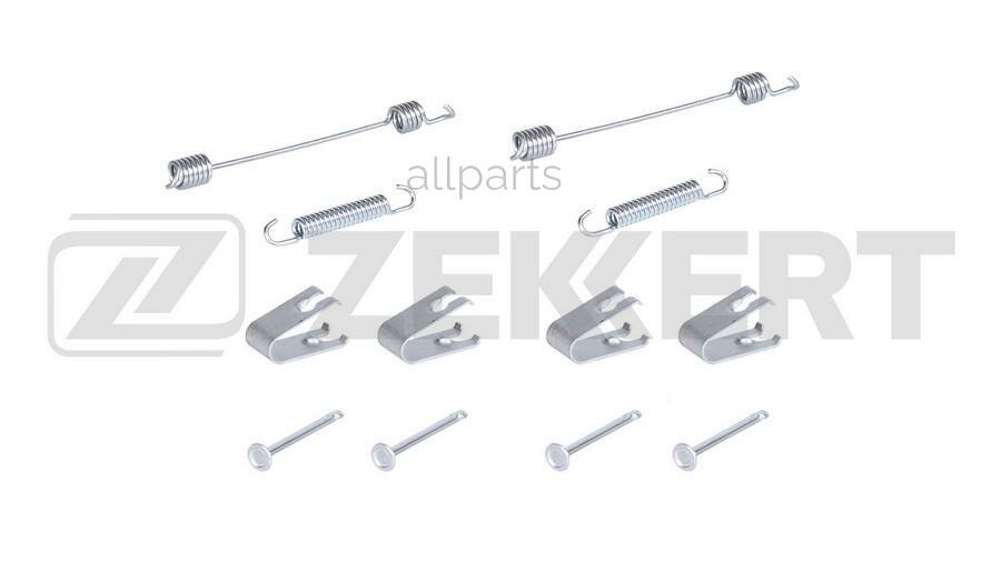 ZEKKERT BR-1507 Комплект установочный задн. торм. колодок Fiat Idea (350) 04- Ford Focus II 04- Transit Connect 02