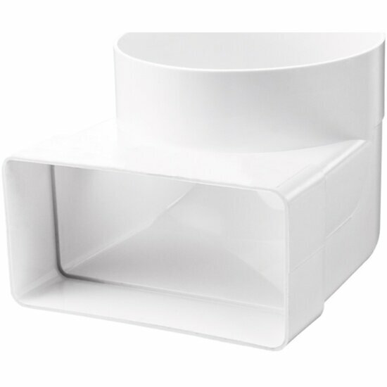 Колено Рвс 90" переход 100х55*110 мм