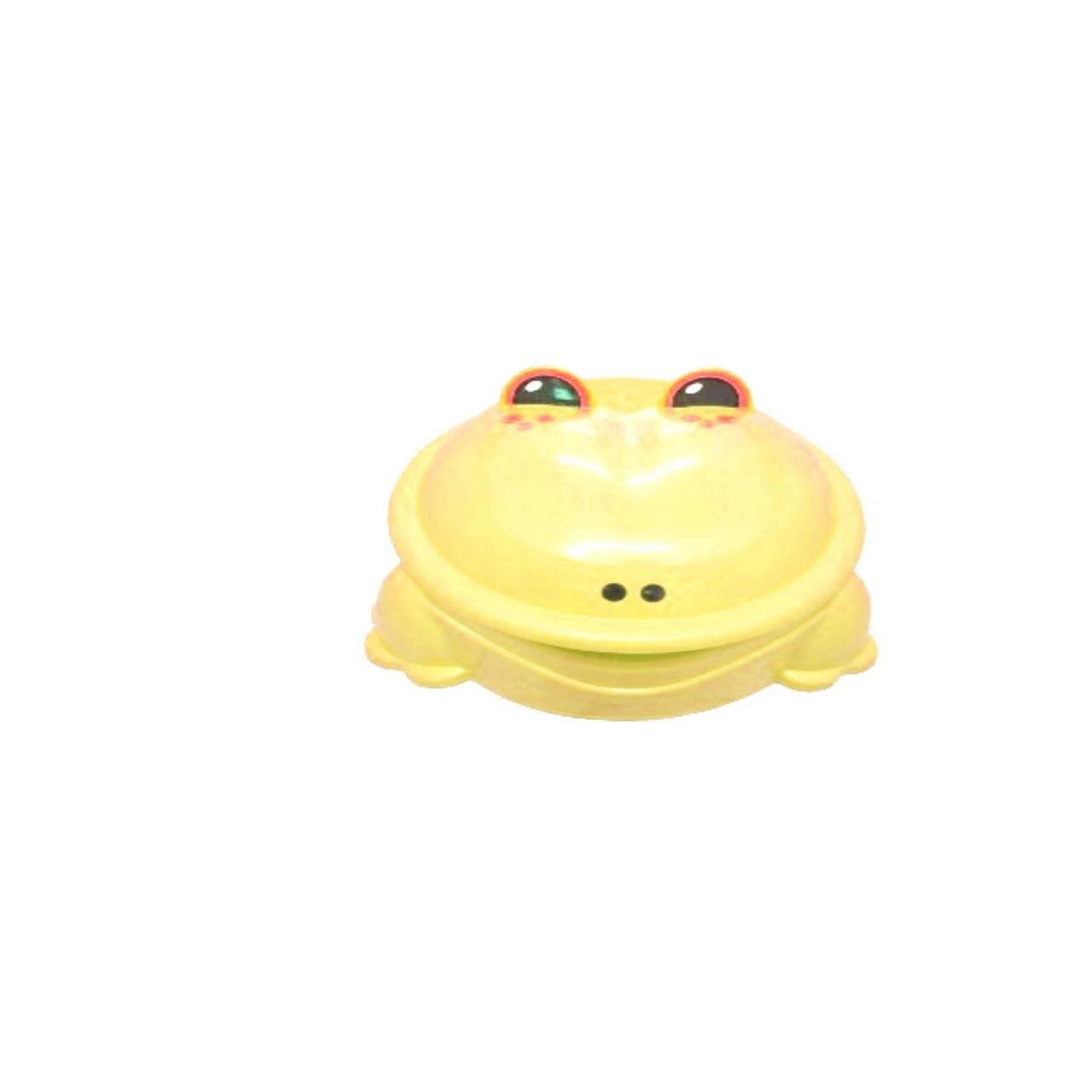 Песочница-бассейн Rts "Лягушка", с крышкой, для песка или воды, желтая