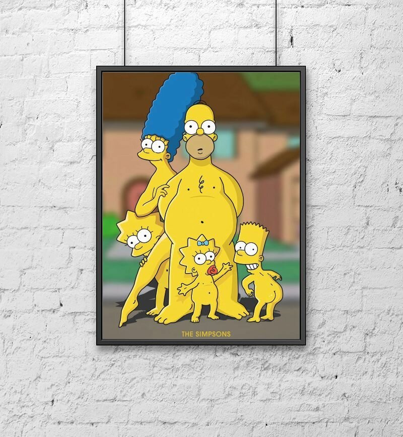 Постер для интерьера на стену (30х40 см). Мультсериал "Симпсоны" (The Simpsons)