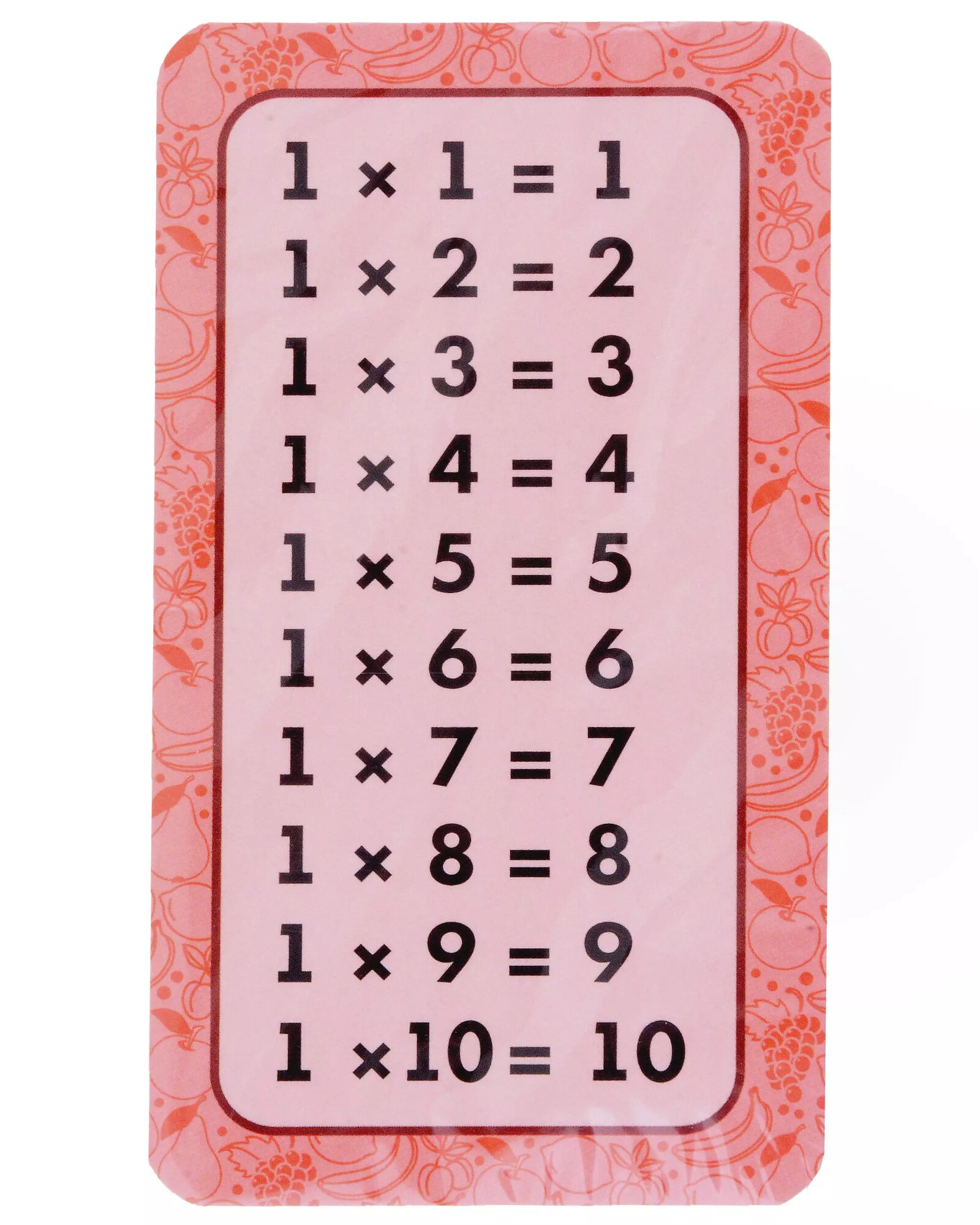 Обучающие карточки "Таблица умножения" (10 карточек)