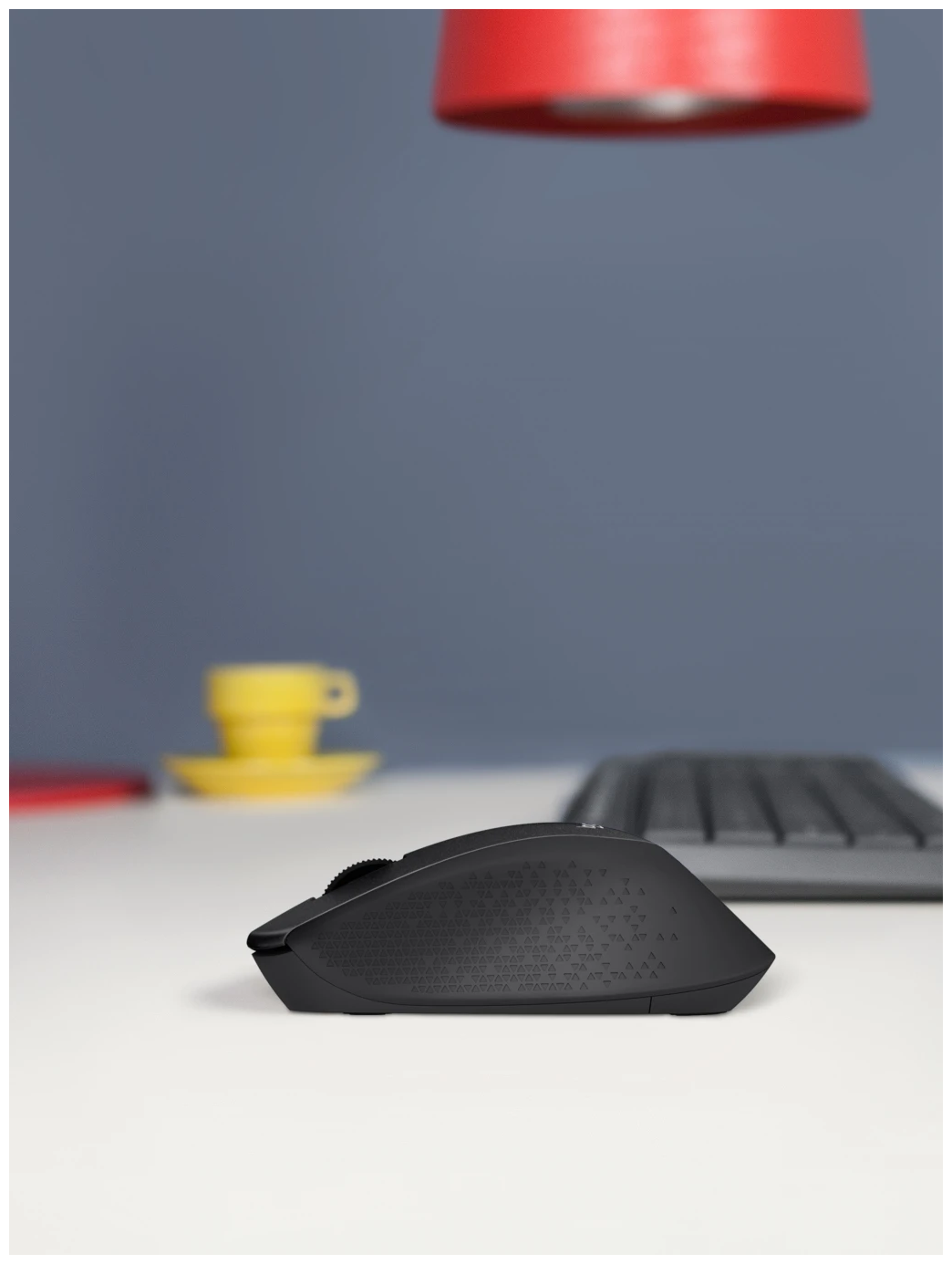 Мышь 910-004909 Logitech M330 SILENT PLUS - BLACK - 2.4GHZ - EMEA — фото 1