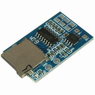 MP3 аудио модуль GPD2846A - миниатюрный плеер с microSD и FM радио