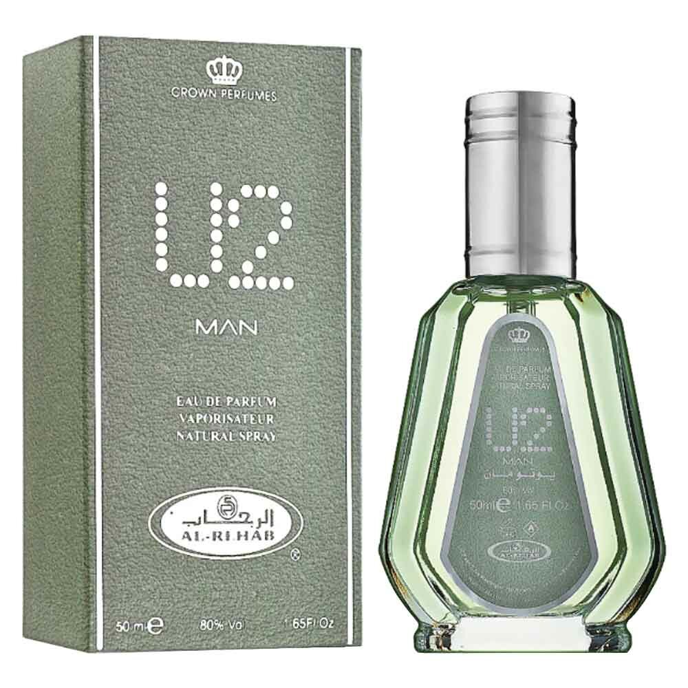 Парфюмерная вода для мужчин Crown Perfumes Man U2, 50 мл