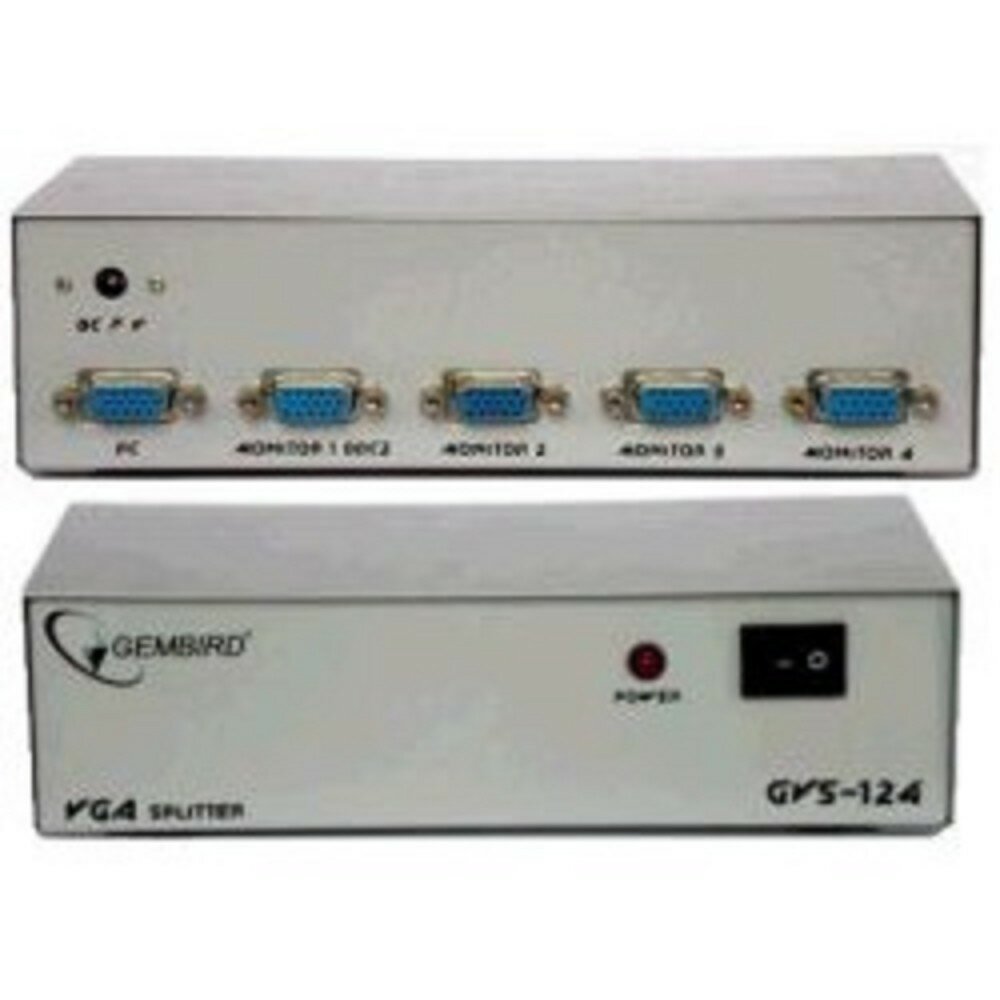 Разветвители и преобразователи видеосигнала Gembird GVS-124