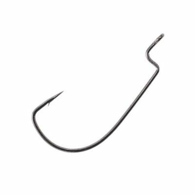 Офсетные крючки Vanfook Worm-55B Flat #4/0 NS black