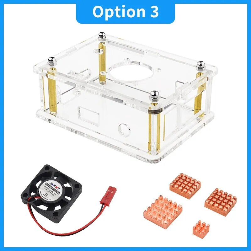 Прозрачный корпус Caturda для Orange Pi 3 LTS Option 3