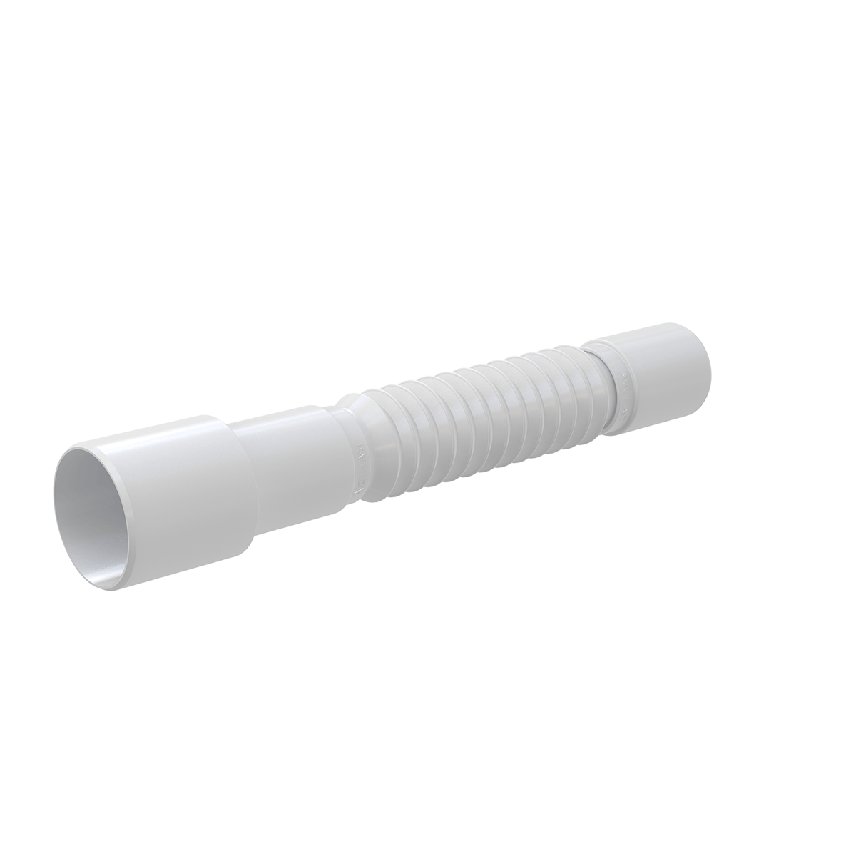 Гофра Alcaplast A795 d 50/40х40 мм, пластмасса, цвет: белый