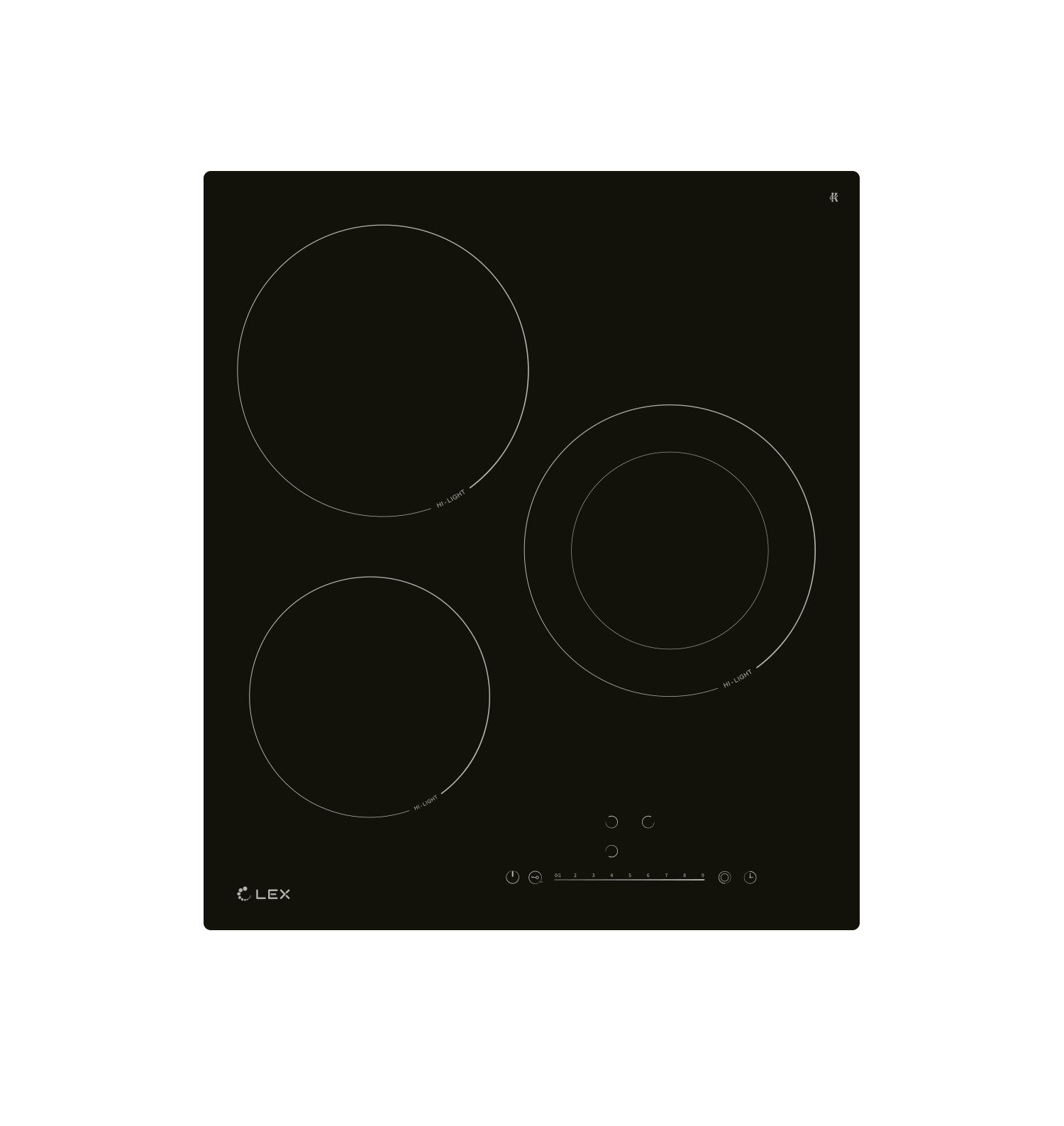 Варочная панель LEX EVH 431A BL