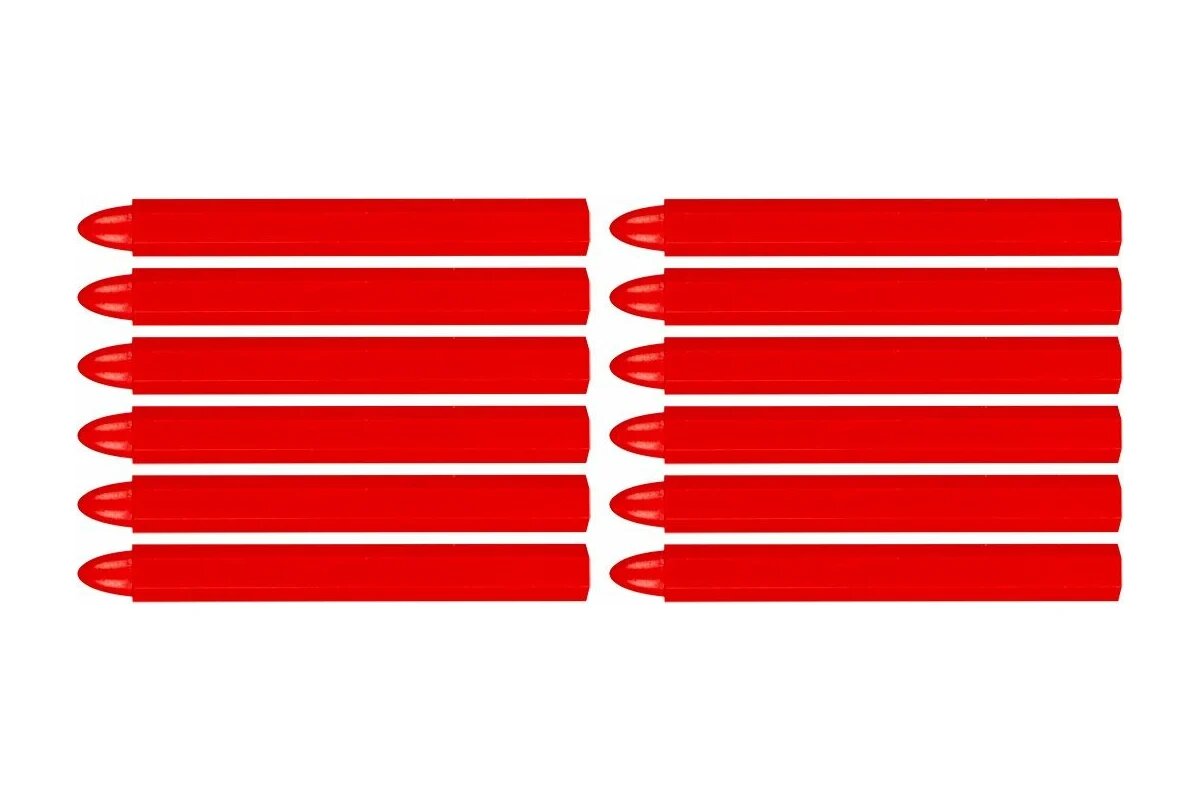 NEO Tools Мел технический для разметки, красный, 12 шт. 13-963