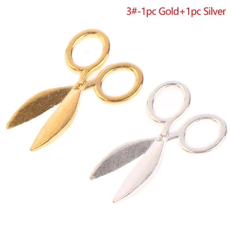 Миниатюрная посуда из металла для кукольного домика 1:12