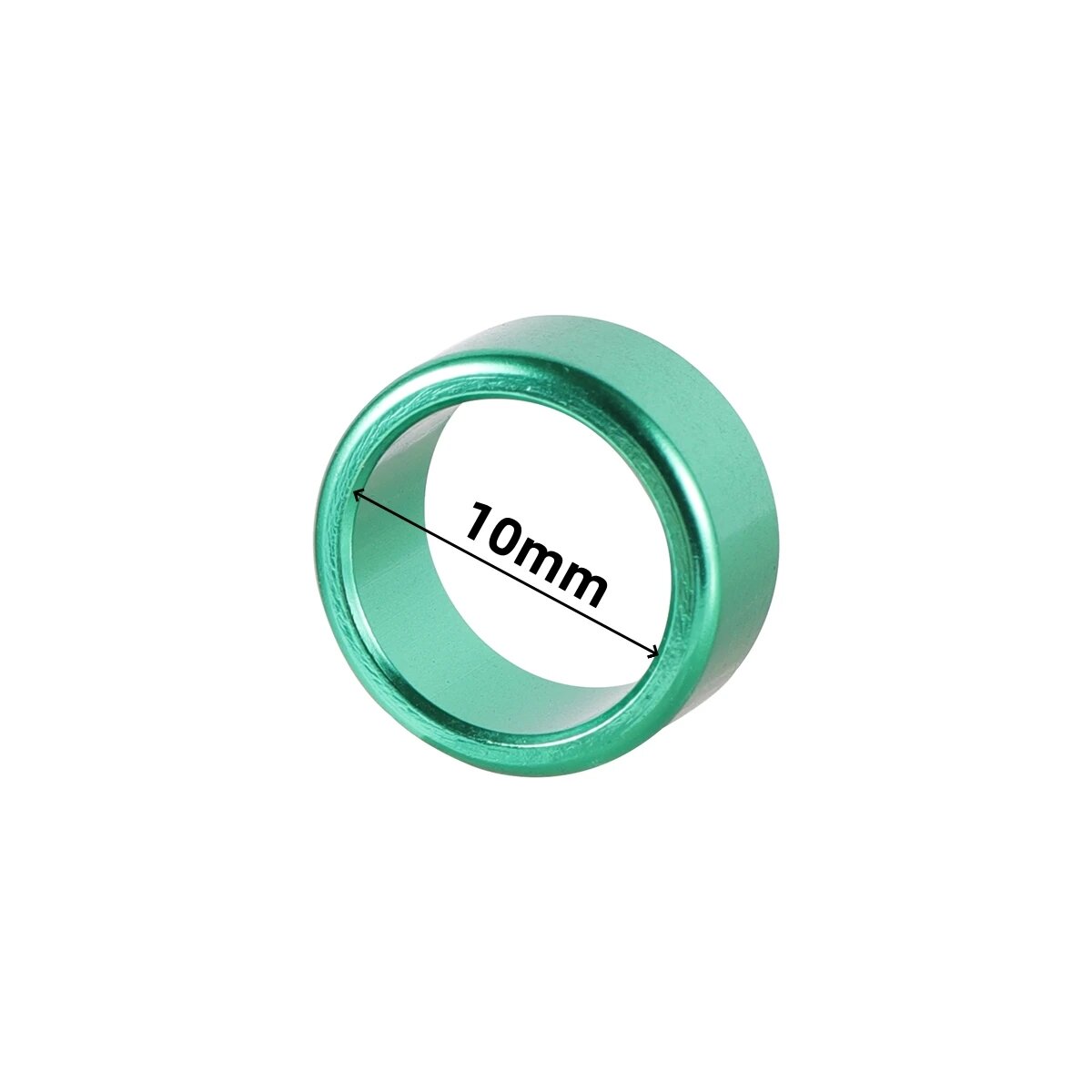 Кольцо для птичьих лап, 10 мм, зеленый