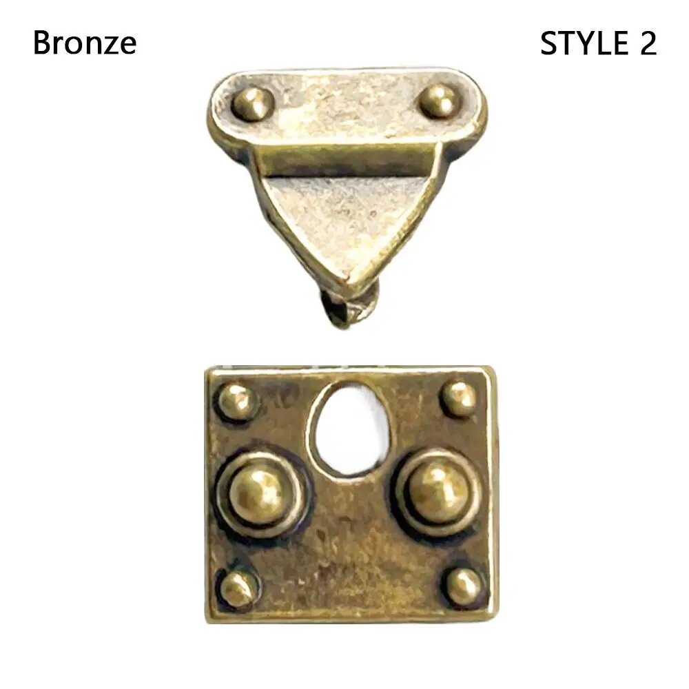 Металлические замки для кукол 5/10 шт Bronze, Style 1