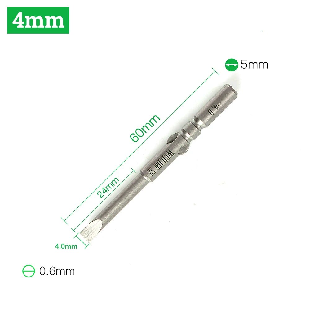 Магнитные сверла S2 60/100 мм для шуруповерта 5x60 x 4.0mm