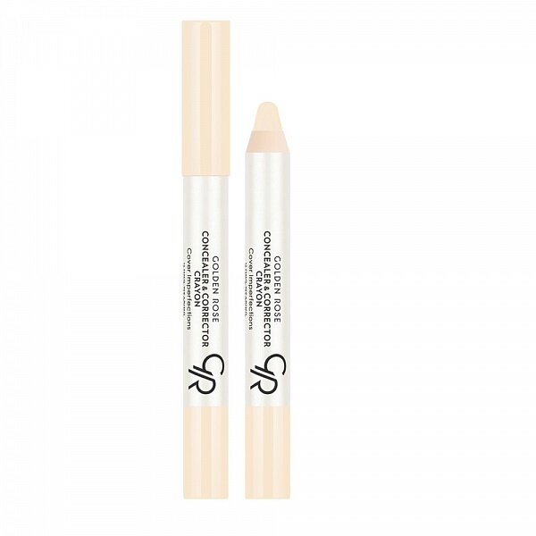 Корректор-консилер для лица Golden Rose Concealer & Corrector Crayon цвет 01 2в1, кремовый