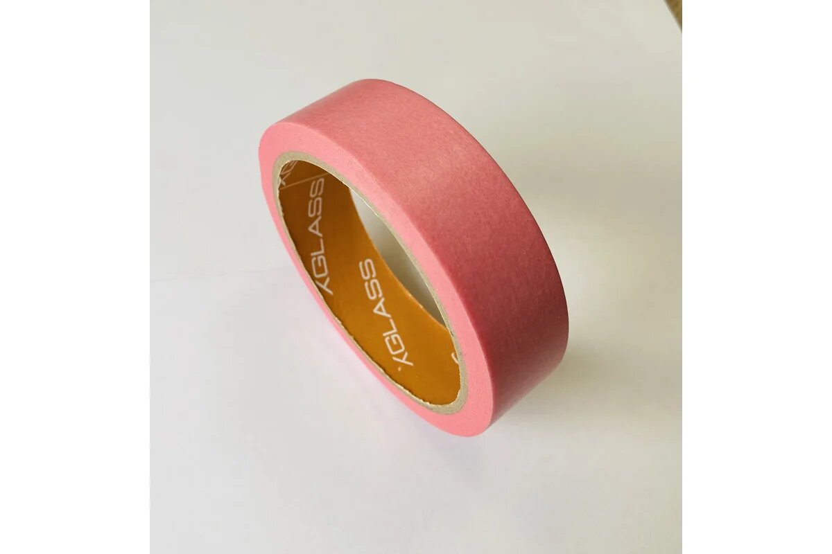 X-Glass розовая малярная лента для деликатных поверхностей из бумаги Washi 25 мм x 25 м