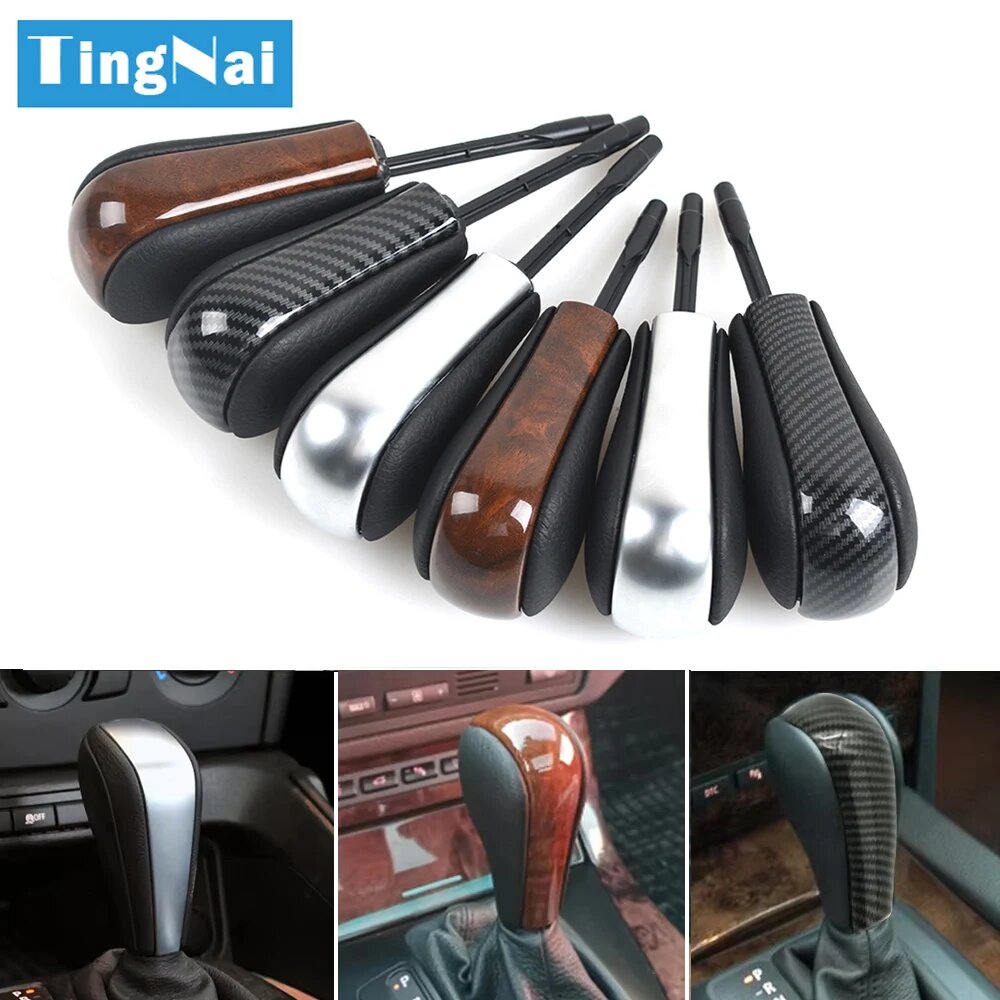 Ручка КПП карбоновая Model A для BMW E46 E39 E60 E38 E83 E85 E90 — фото 1