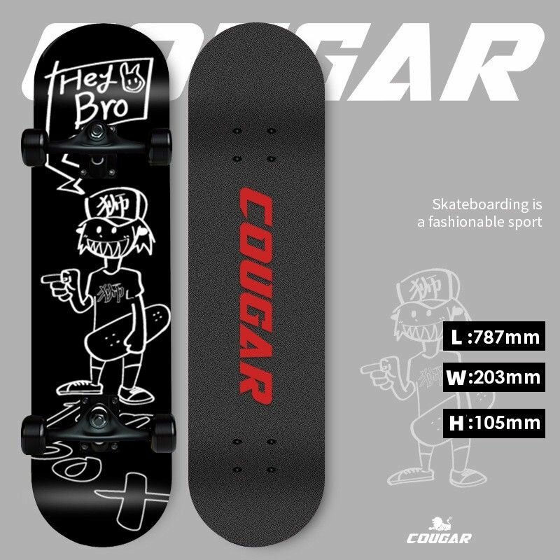 Скейтборд Cougar: для любителей, высокое качество, модный