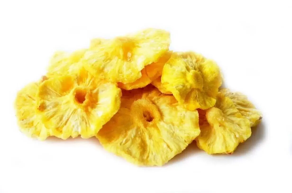 Ананас сушеный 1000 гр , 1 кг / Натуральный ананас / Без сахара Вкусно и полезно! Без ГМО!