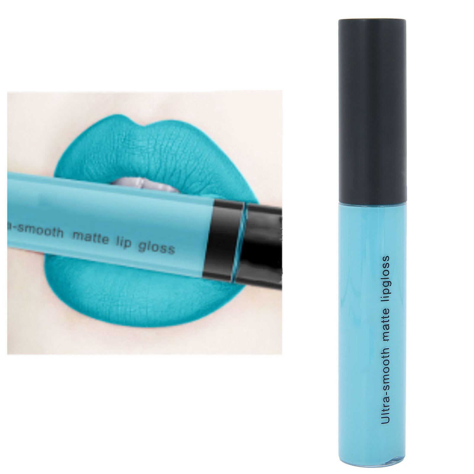 Vibely Lipstick Matte Liquid Lip Glaze Makeup Girls Cosmetics, 1 x Lip Gloss