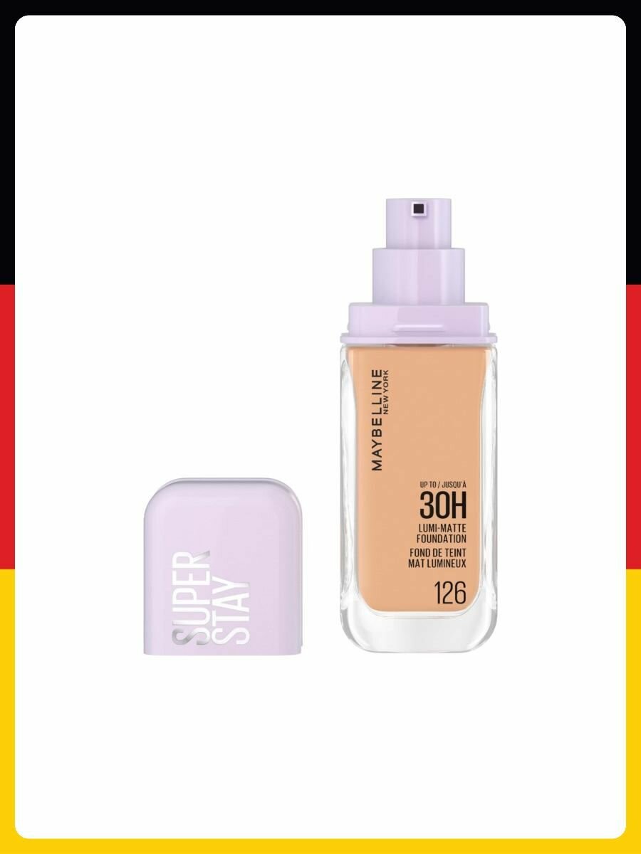Тональный крем Maybelline New York Superstay Lumi Matte Foundation 126