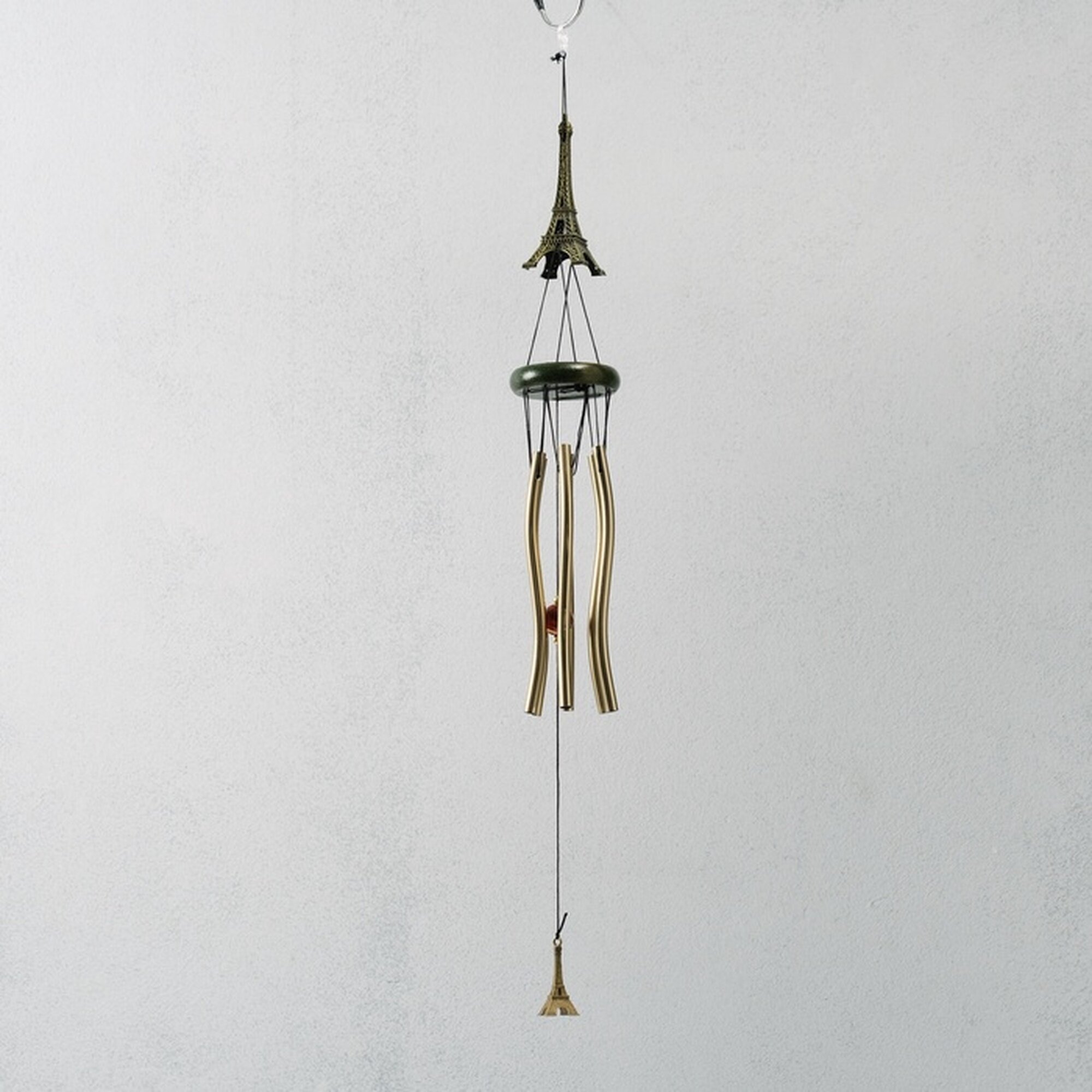 Музыка ветра Сима-ленд "Эйфелева башня", дерево, металл, текстиль, пластик, 58см