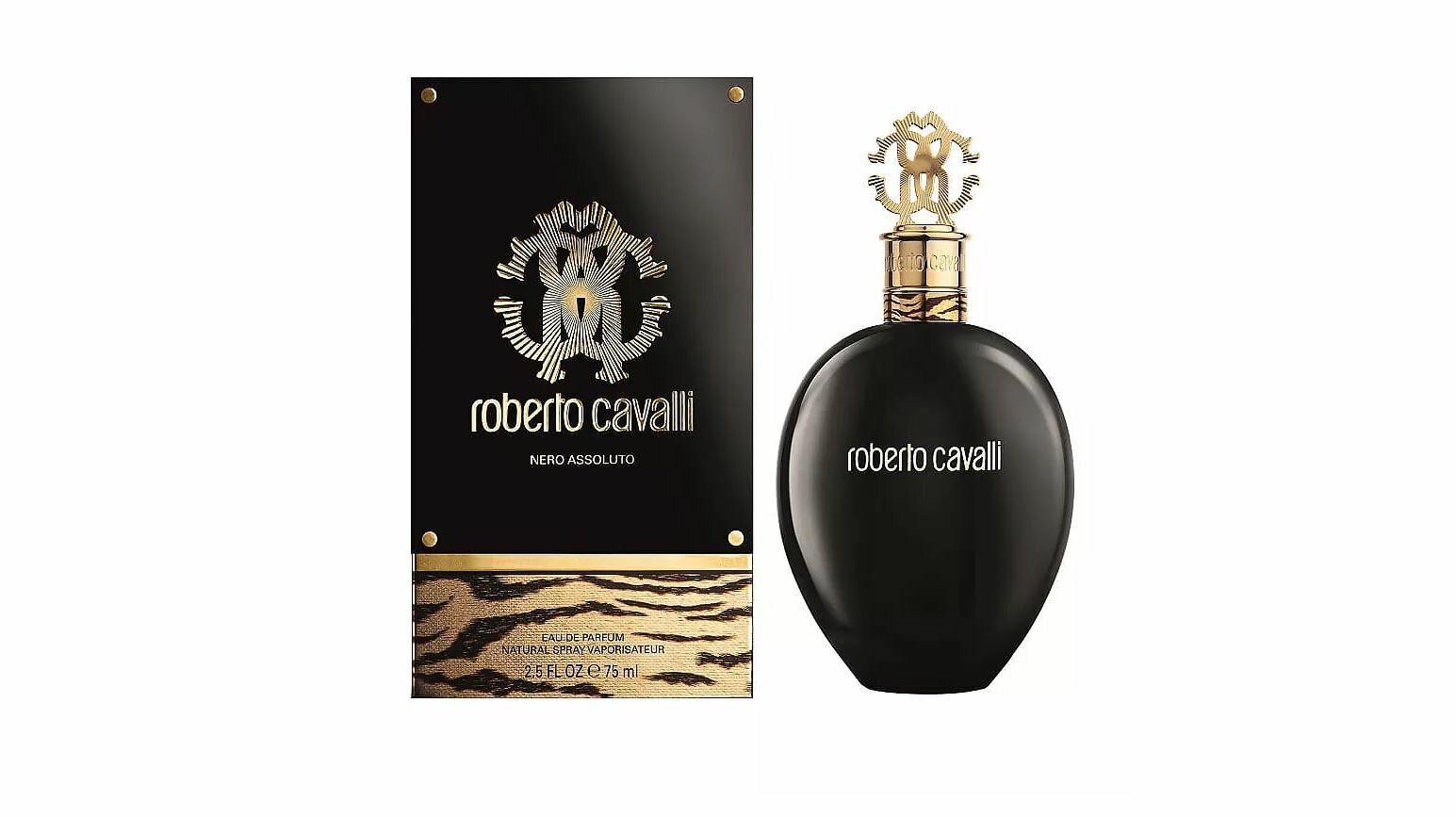 Парфюмерная вода Roberto Cavalli Nero Assoluto 75 мл, восточные цветочные