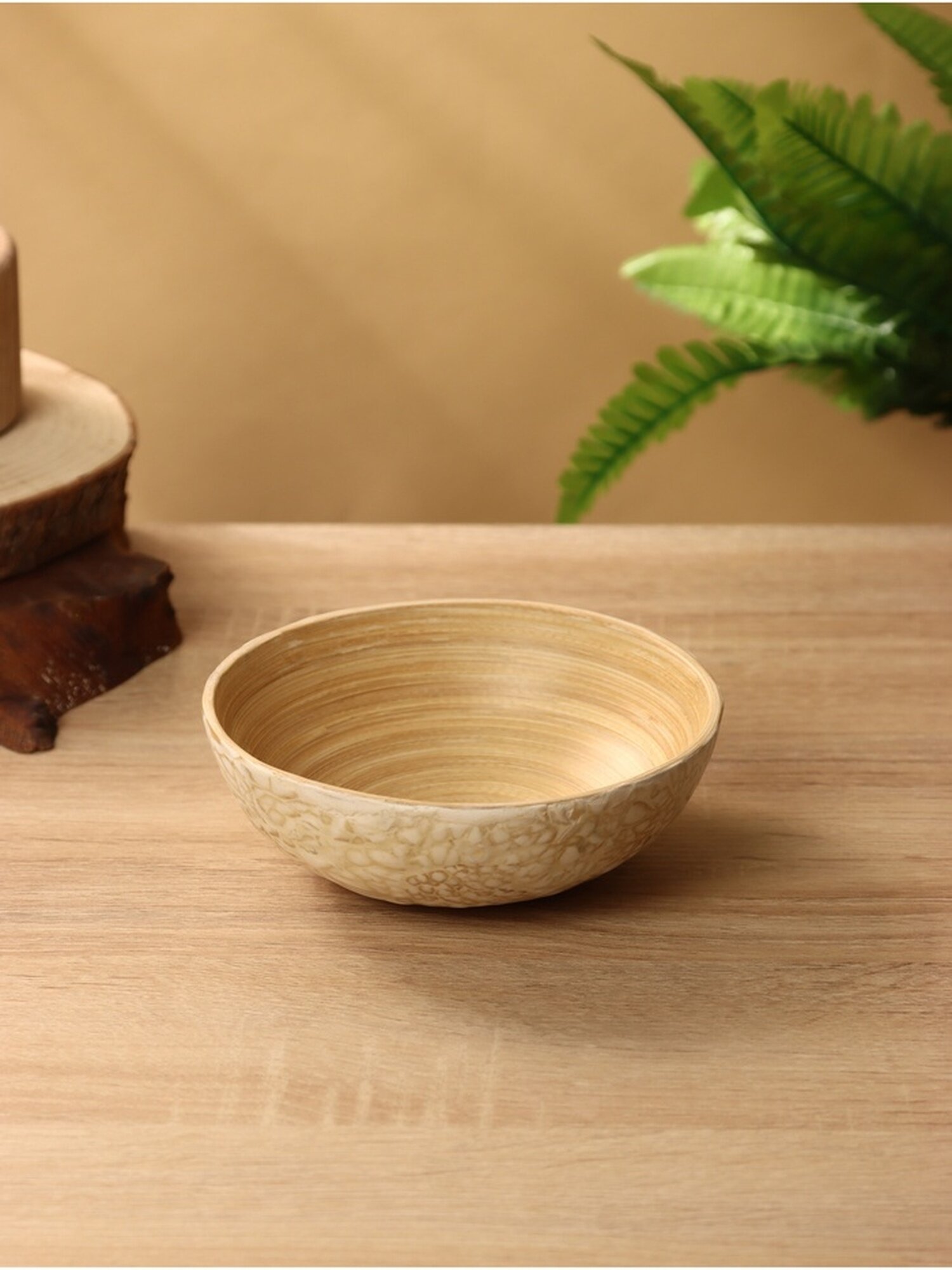 Миска Сима-ленд Vietnamese style, бамбук, бежевая, 15х15х6 см