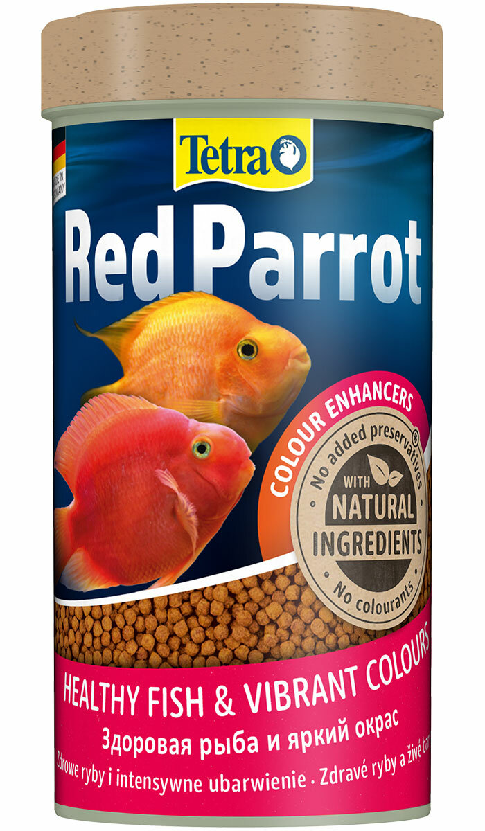 TETRA RED PARROT корм шарики для рыб Красные попугаи (250 мл)