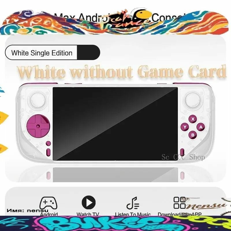 Бестселлер 2025: портативная игровая консоль E6 Max с 5дюймовым сенсорным экраном на системе Android, оснащенная октаядром A527, поддержкой WiFi, HDMI и TVвыходом для аркад