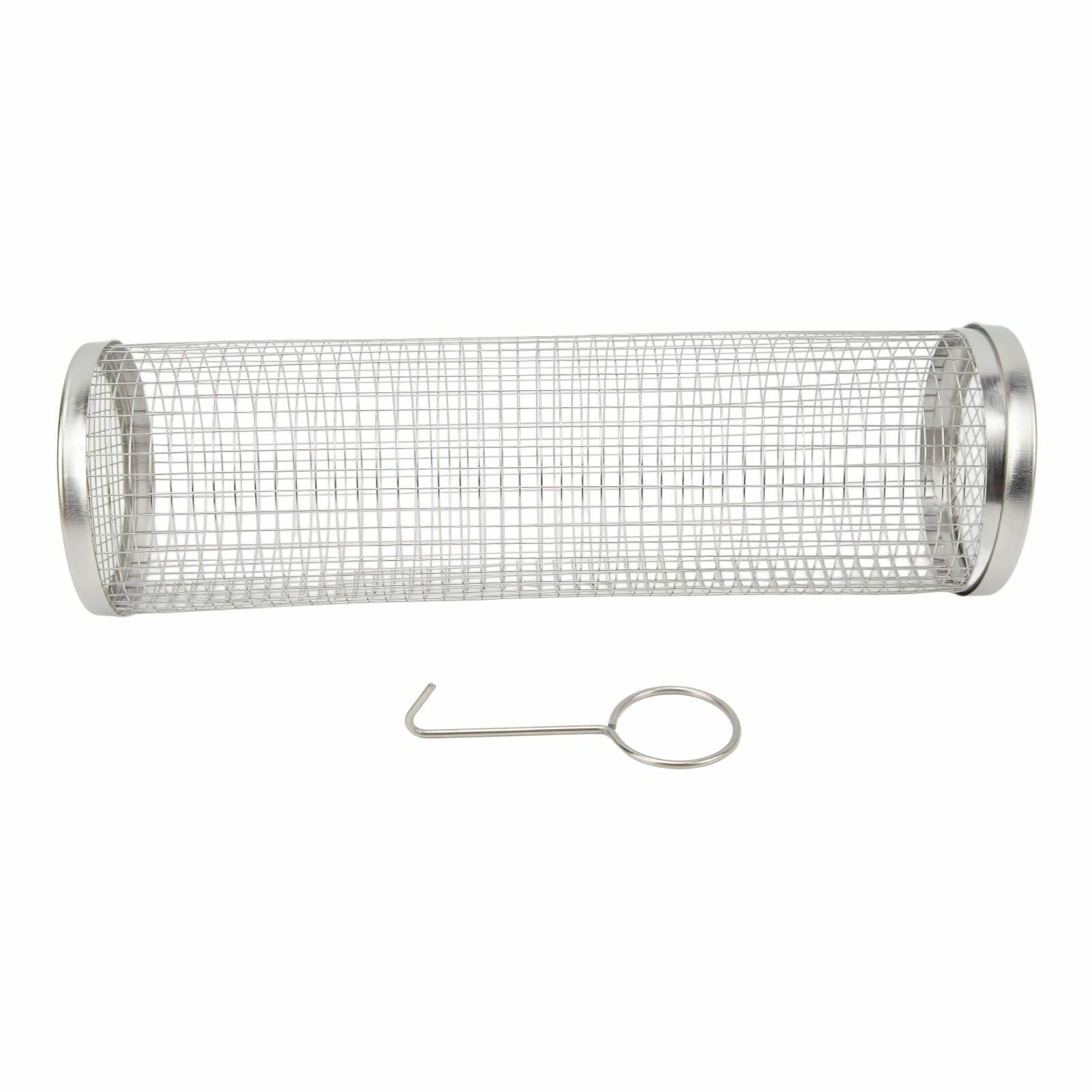 Универсальная корзина для гриля из нержавеющей стали, круглая корзина для гриля, аксессуар для наружного барбекю L
