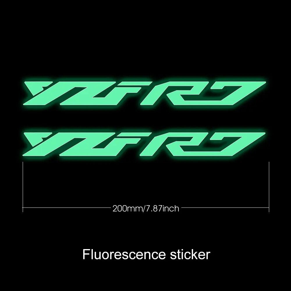 Светящиеся наклейки Yamaha YZF R7, Fluorescence