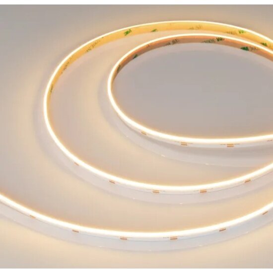 Светодиодная лента Arlight COB-S-X480-8mm 24V Warm3000 (6 W/m, IP20, 5m) (, боковое свечение)