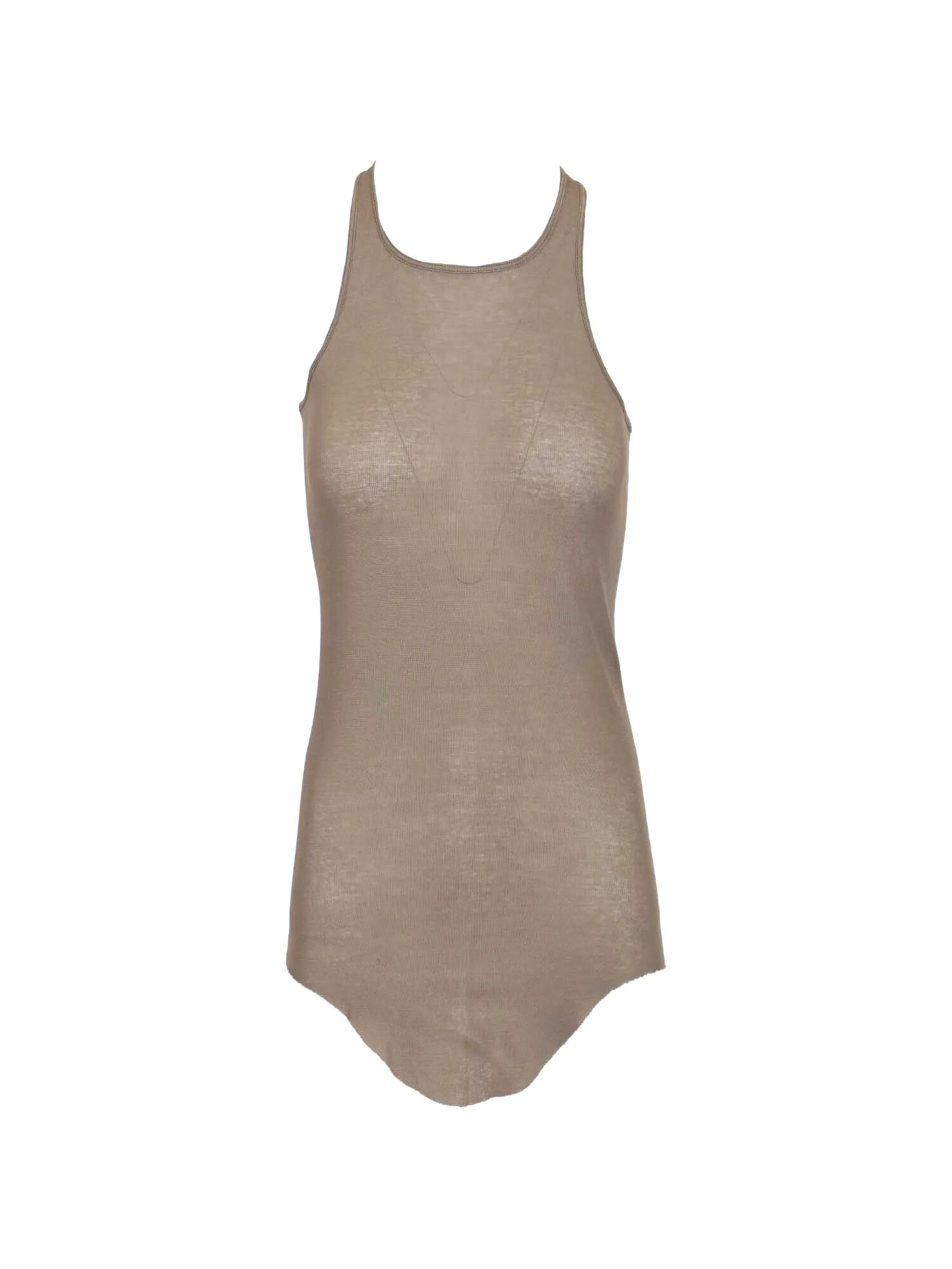 Топ Rick Owens Ribbed top, размер 42, разноцветный