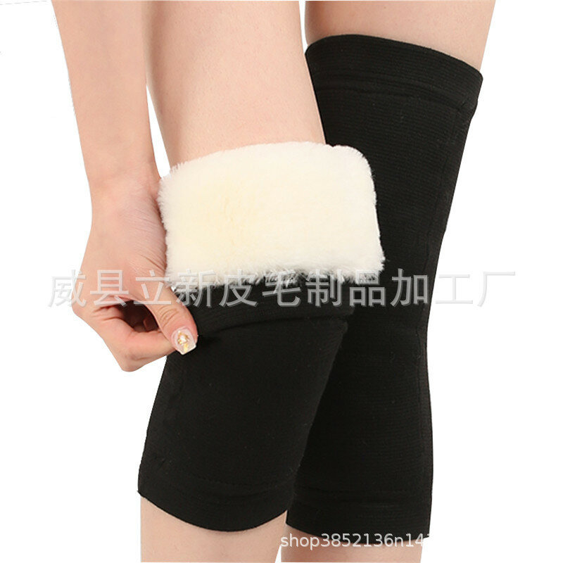 Теплые шерстяные наколенники для мужчин и женщин, подходят для осени и зимы, защищают старые холодные ноги, суставы и колени от холода, подходят для людей среднего и пожилого возраста.