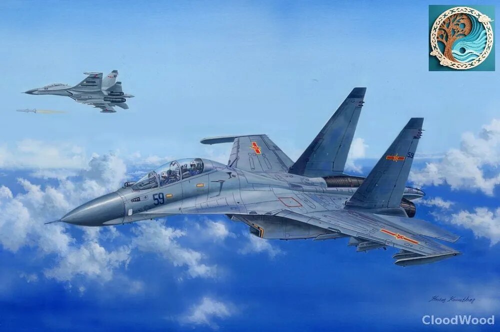 Hobbyboss 81714 1:48 Российский истребитель Су-30МКК "Фланкер" G Сборная модель самолета