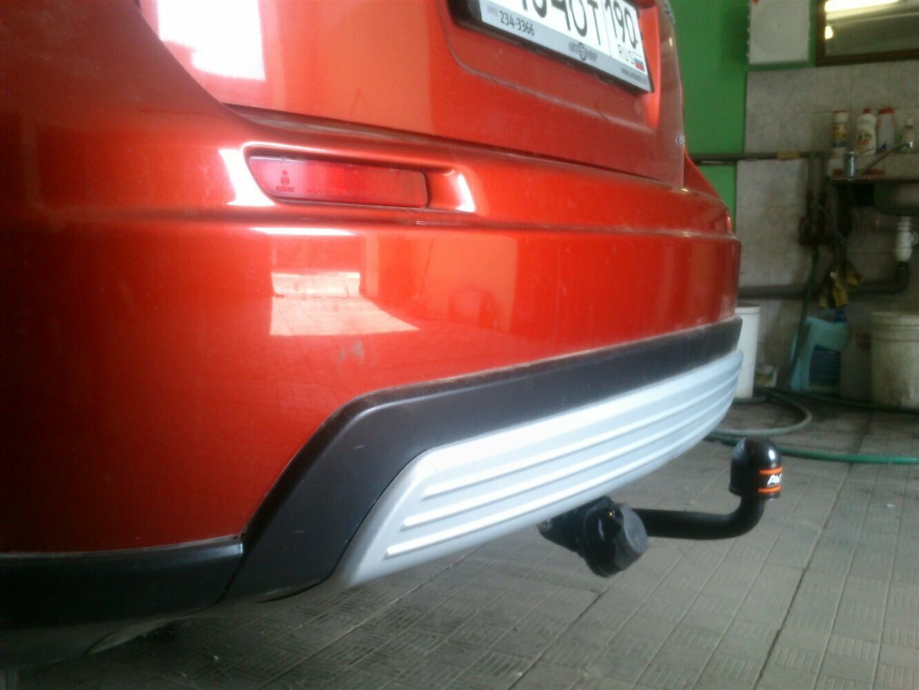 Фаркоп для Suzuki SX4 Хэтчбек 2008-2013, 4х4 ( без электрики) (паспорт и сертификат) AvtoS. SZ11