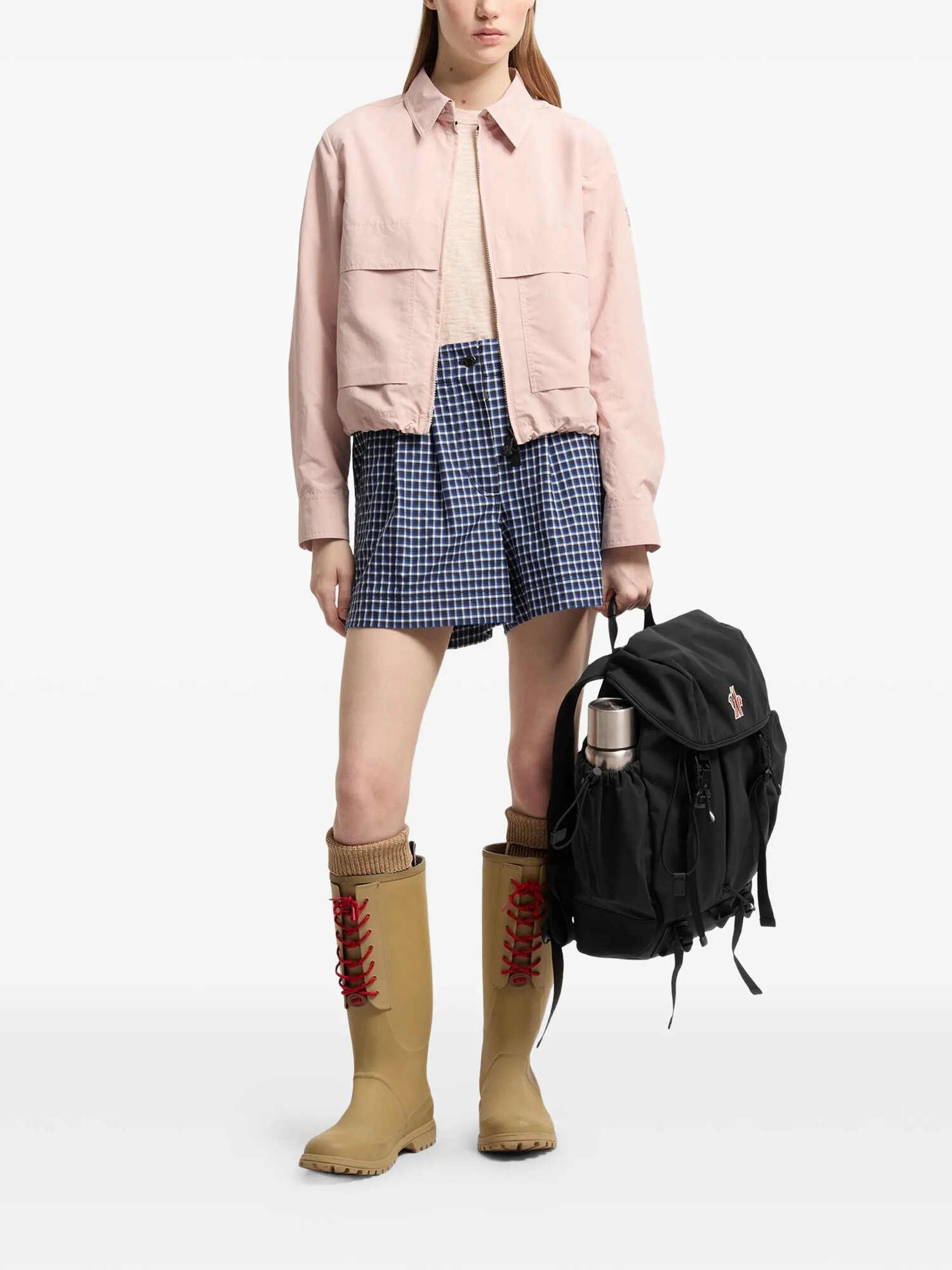 Куртка Moncler, размер 40, pink — фото 1