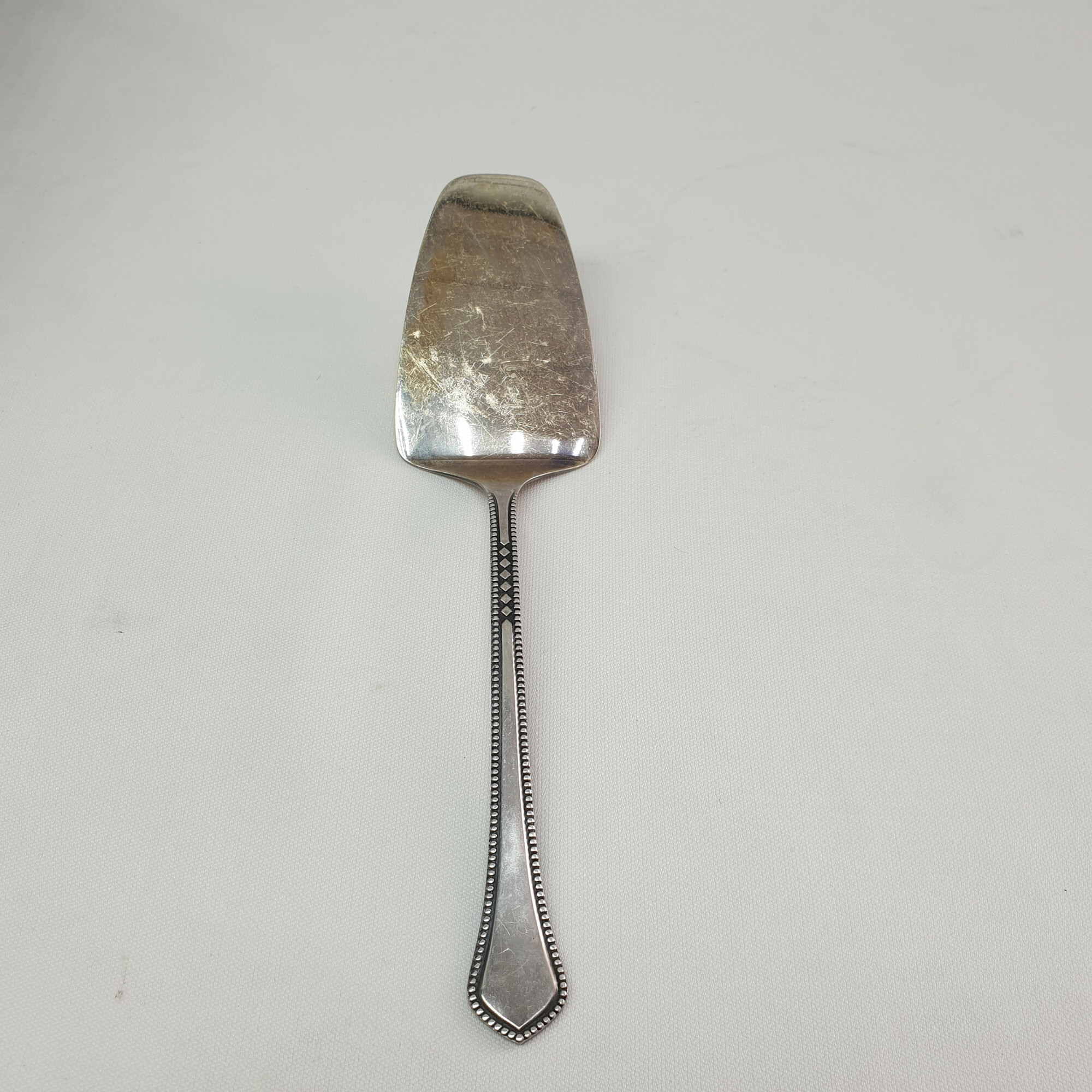 Винтажная лопатка для пирожных, Таллинский завод, мельхиор. СССР
