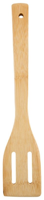 Лопатка с отверстиями из бамбука Foresta di bambu 30х6 см набор 12 шт