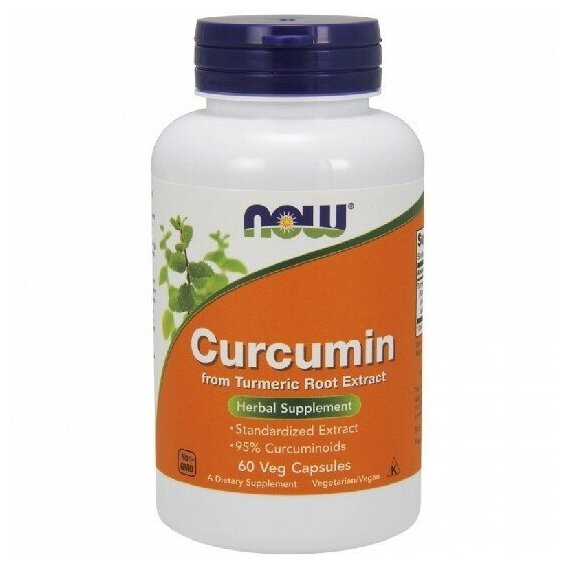 NOW Curcumin Extract 95% 665 mg, 60 капс.