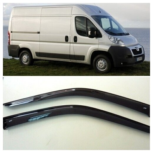 Дефлекторы боковых окон PEUGEOT Expert Пежо Эксперт (2017-2024)/ CITROEN Cpacetourer Ситроен Спейс турер (2017-2024)