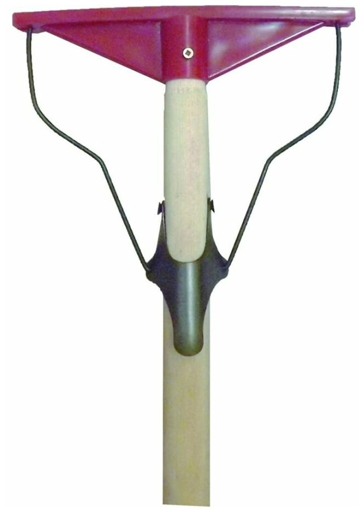 Швабра РемоКолор лентяйка, деревянная ручка, пластиковое основание, 195 мм 60-2-205