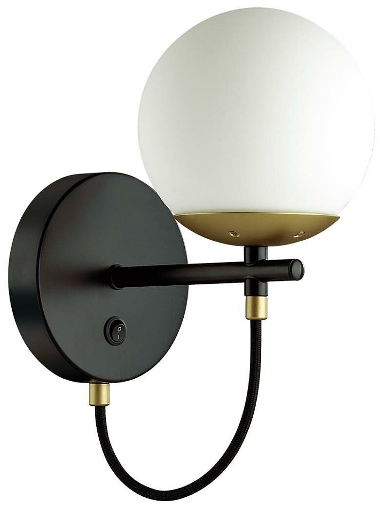 Настенное бра Lumion Randi 5212/1W, E27, 60Вт, кол-во ламп:1шт, Черный